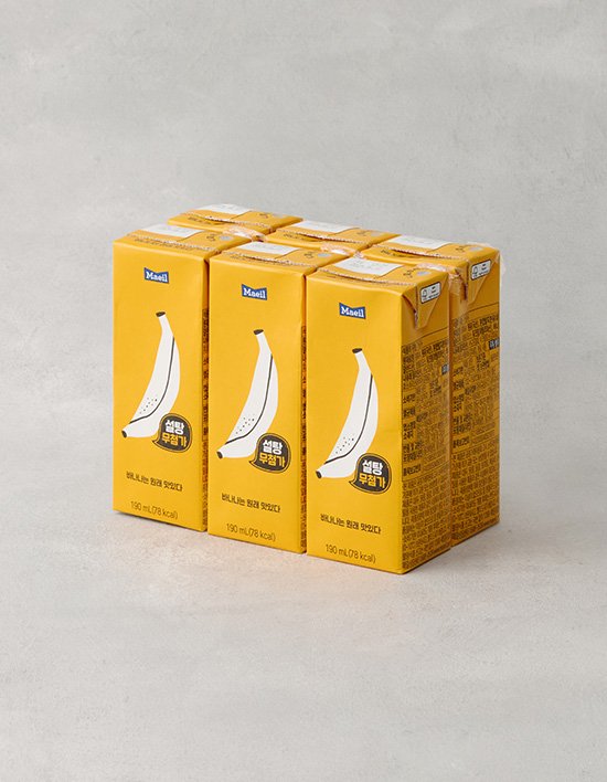 [매일유업] 바나나는 원래 맛있다 (190mL X 6개) - 마켓컬리